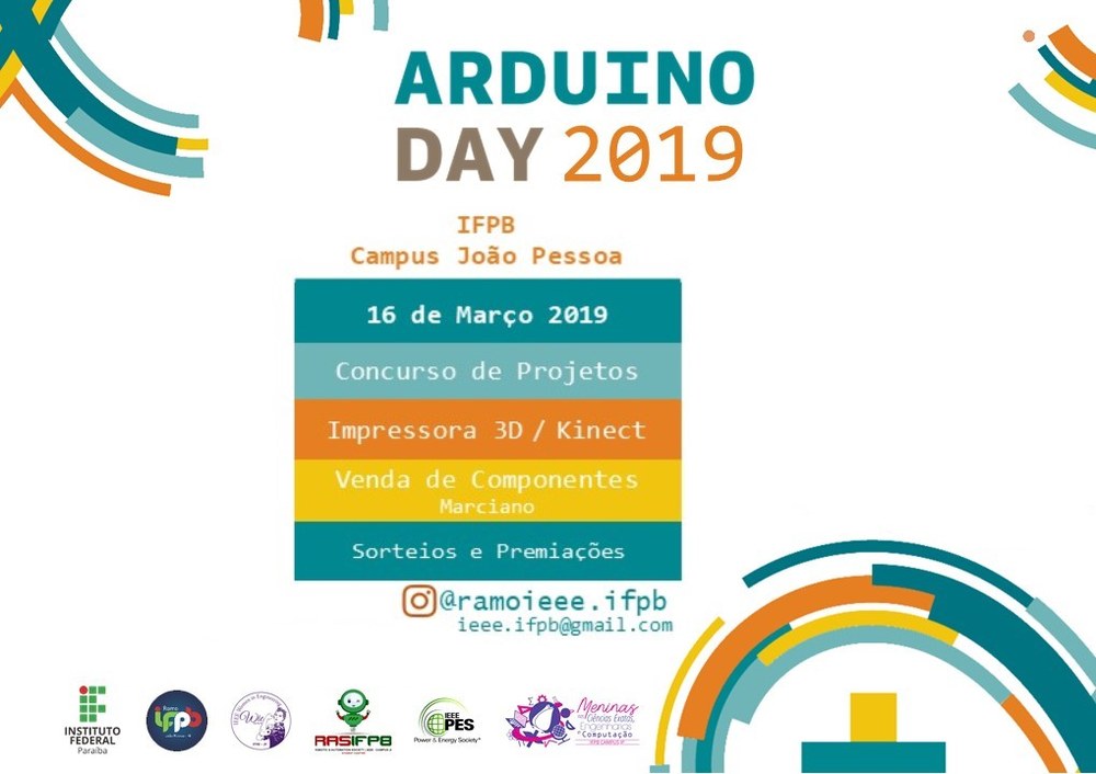 Ramo Estudantil IEEE realizará Arduino Day 2019 no Campus João Pessoa