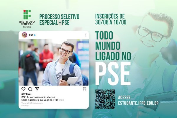 Publicado resultado final da pré-matrícula dos aprovados no PSE