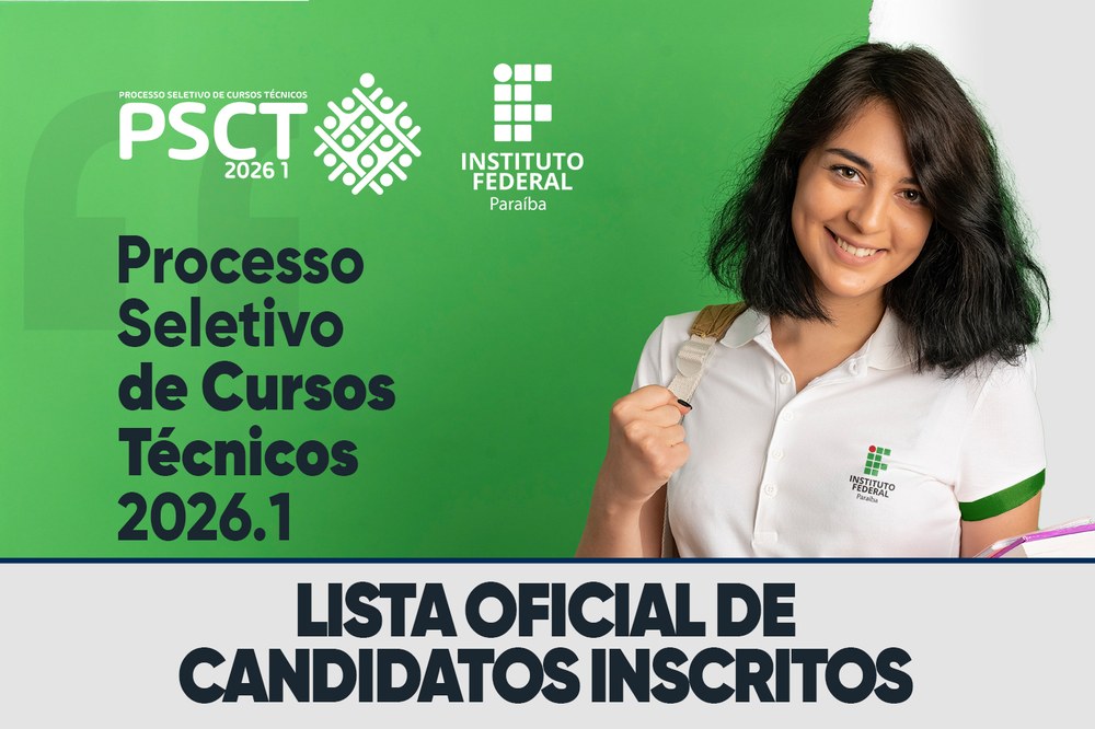 Sai lista oficial de candidatos inscritos no PSCT 2026